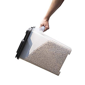 Broil King 66900 Pellet Storage Bin, Black, Clear