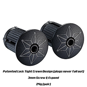 SUPACAZ – Bicycle Bar Tape [Length: 2,200mm Width: 30mm] +Plugs – Super Sticky Kush Classic –Black