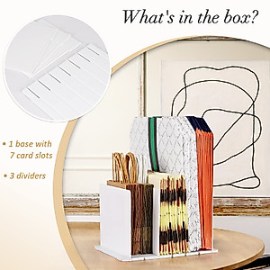 Creproly Grocery Bag Holder Plastic Bag Holder for Plastic Bags Shopping Trash Bag Holder Dispenser Adjustable Plastic Shelf Dividers for 30+ Tote, Lunch Bags for Closets, Bedrooms (2 Sections, White)