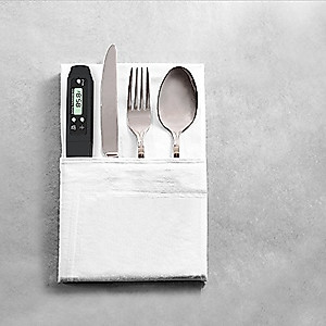 MASTER COOK Pocket Meat Thermometer Instant Read, Mini, Black