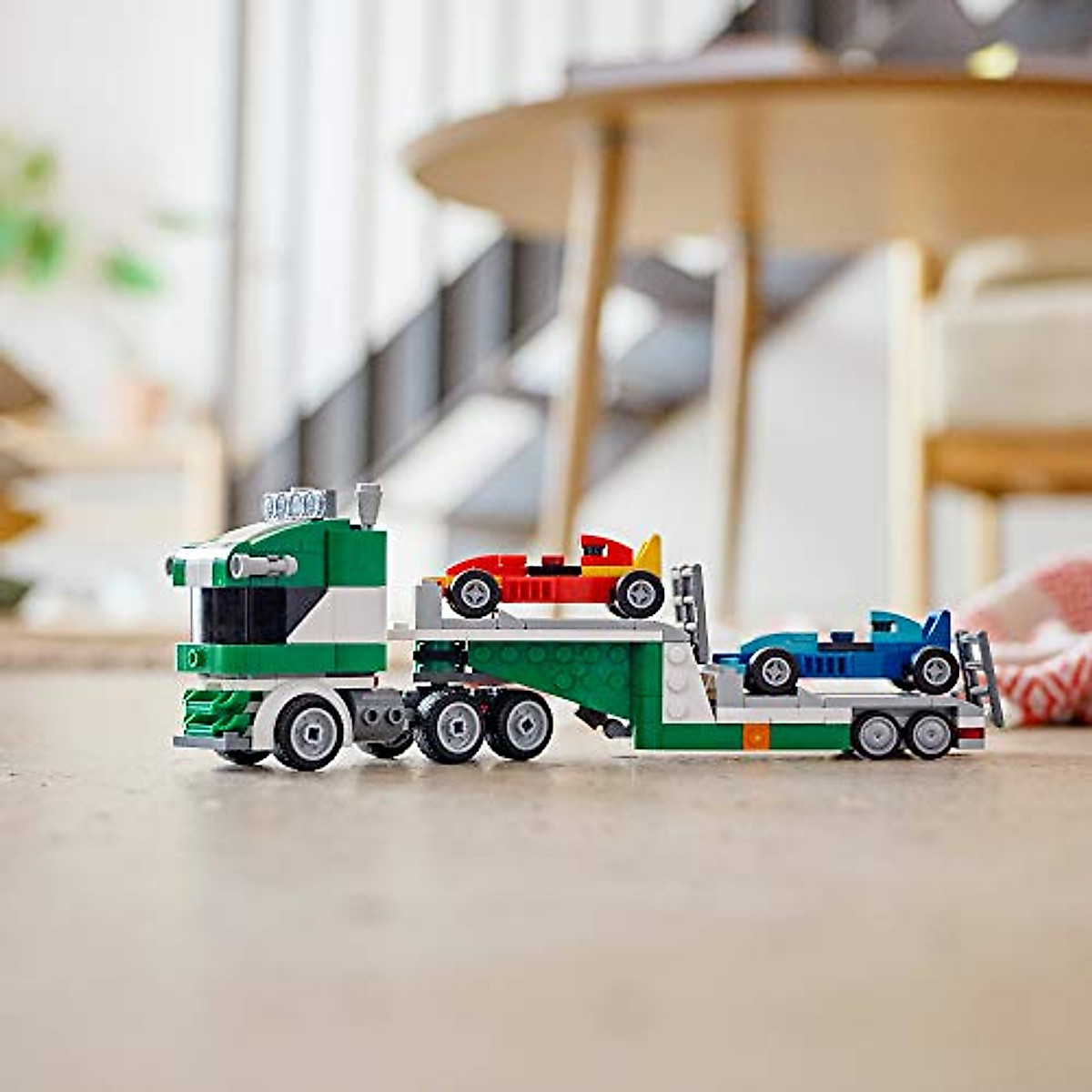 LEGO Creator 3in1 Race Car Transporter 31113 Building Kit; Makes a Great Gift for Kids Who Love Fun Toys and Creative Building, New 2021 (328 Pieces)