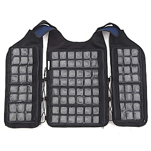 FlexiFreeze Ice Vest Cooling Kit - Cooling Vest with Additional Refill Panel and Travel Cooler (Personal Zipper)