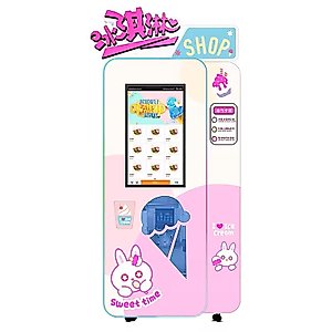 Coin Operated Auto Soft Ice Cream Vending Machine Ice Cream Making Machine