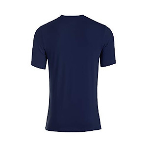 Mizuno Boys Youth Comp Diamond Short Sleeve Crew, Navy, Small US