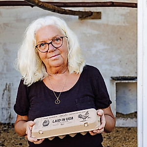 Hatortempt 24 Pack Bulk Egg Cartons, 12 Count Reusable Recycled Paper Pulp Cartons for Small to XL Eggs