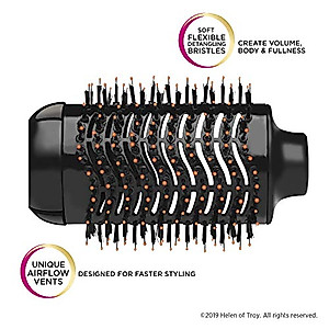 Gold N Hot Professional One-Step Hair Dryer & Volumizer Hot Air Brush, Black