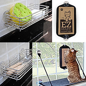 Whaline 20 Packs Clear Suction Cup PVC Plastic Sucker Pads Without Hooks Shower Caddy Connectors Suction Cups Plastic Heavy Strength Clear Sucker for Bathroom Glass Table Tops (45mm)