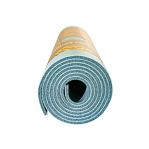 Hugger Mugger Para Rubber XL Mat – River - Extra Wide and Long, Natural Rubber, Great for Slippery Hands and Feet, Dual Sided, Extra Cushion