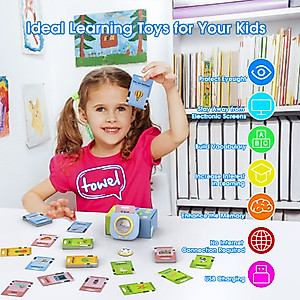 Talking Flash Cards Toddler Learning Toys for 3 4 5 Years Old Boys Girls, Niyann Educational Toys 224 Words Audible Preschool Learning Resources Christmas Birthday Gifts for Kids Ages 3-6
