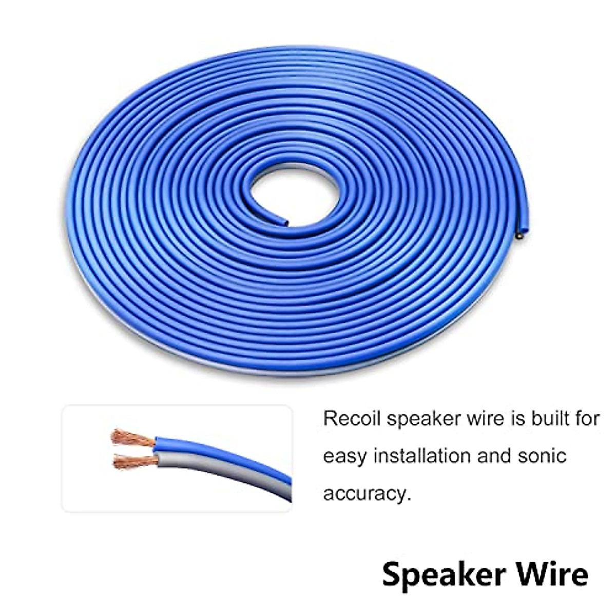 RECOIL True 8 Gauge Complete CCA Amplifier Wiring Kits with OFC RCA Cable