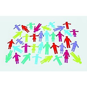 TickiT 9213 Silishapes Linking People (Pack of 36)