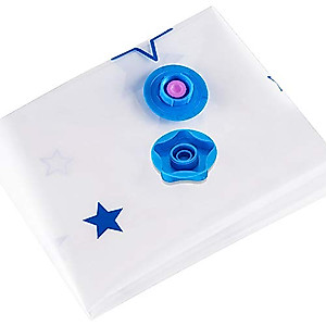 Vacuum Storage Bags, Space Saver Bags and Travel Storage Compression Bags for Clothes, Comforter, Pillows, Blankets, Plush Toys(2pack) (47x40in)