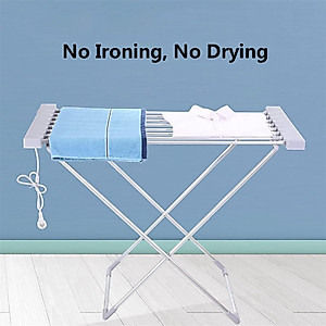 VEraiz 120W Electric Wet Laundry Drying Rack, Folding Electric Dryer, Indoor Stand Heated Clothes Rail for Socks Pants Shirts Underwear