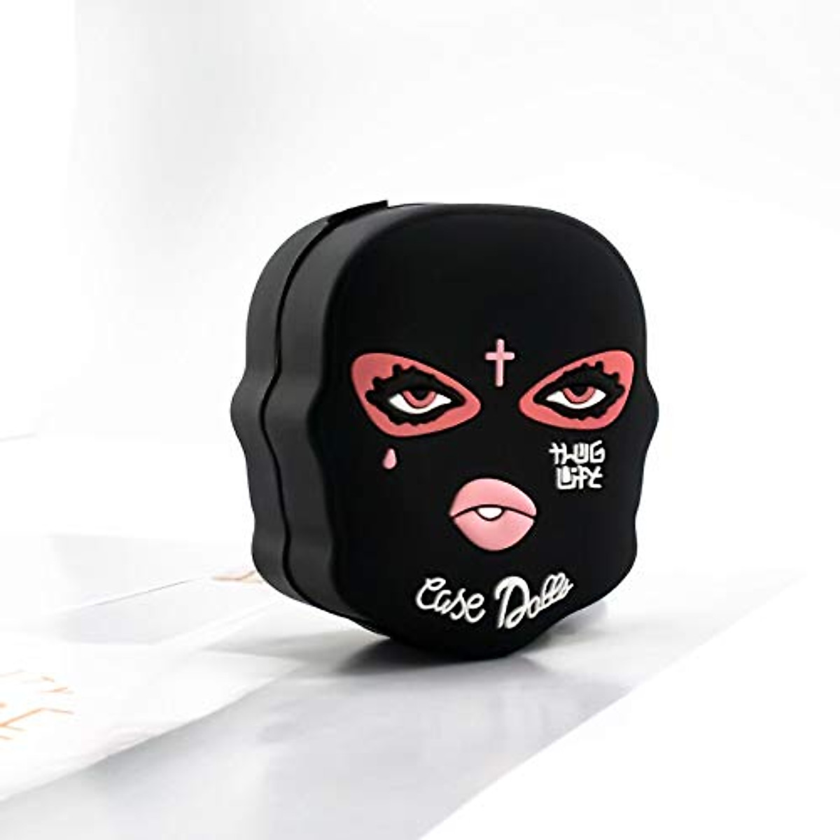 VARWANEO Earphone Case for Samsung Galaxy Buds Live [2020] & Buds Pro [2021], Soft Silicone 3D Cute Funny Cool Cartoon Character Kawaii Fashion Cover Anime Design (Mask)