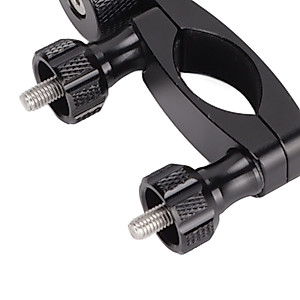 Bike Camera Holder, 360 Degree Rotation Motorcycle Camera Bracket Corrosion Resistance Slip Resistance Pad for Sports Camera