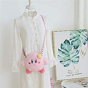 Mxcostume Kawaii Pink Plush Makeup Cosmetic Storage Cute Handbag Bag Organizer (Shoulder bag)