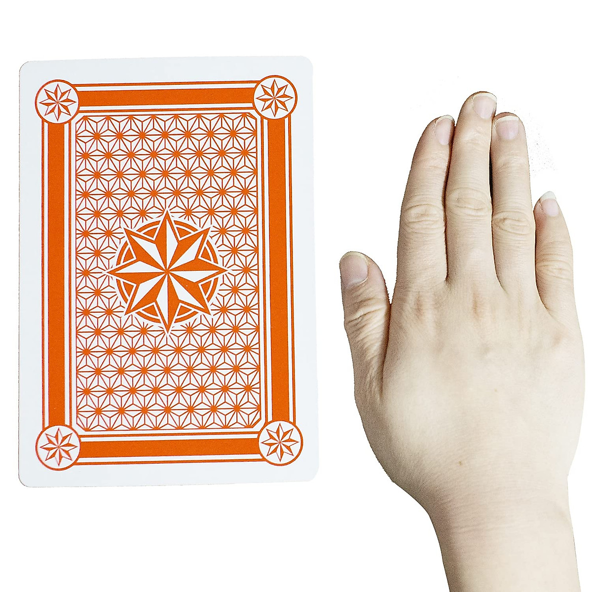 Jumbo Giant Playing Card Deck - 5x7 Inch Large Poker for Seniors Super Big Game Card Set Oversized Bridge Playing Cards Huge Magic Poker for Family Party Fun Suitable for All Ages