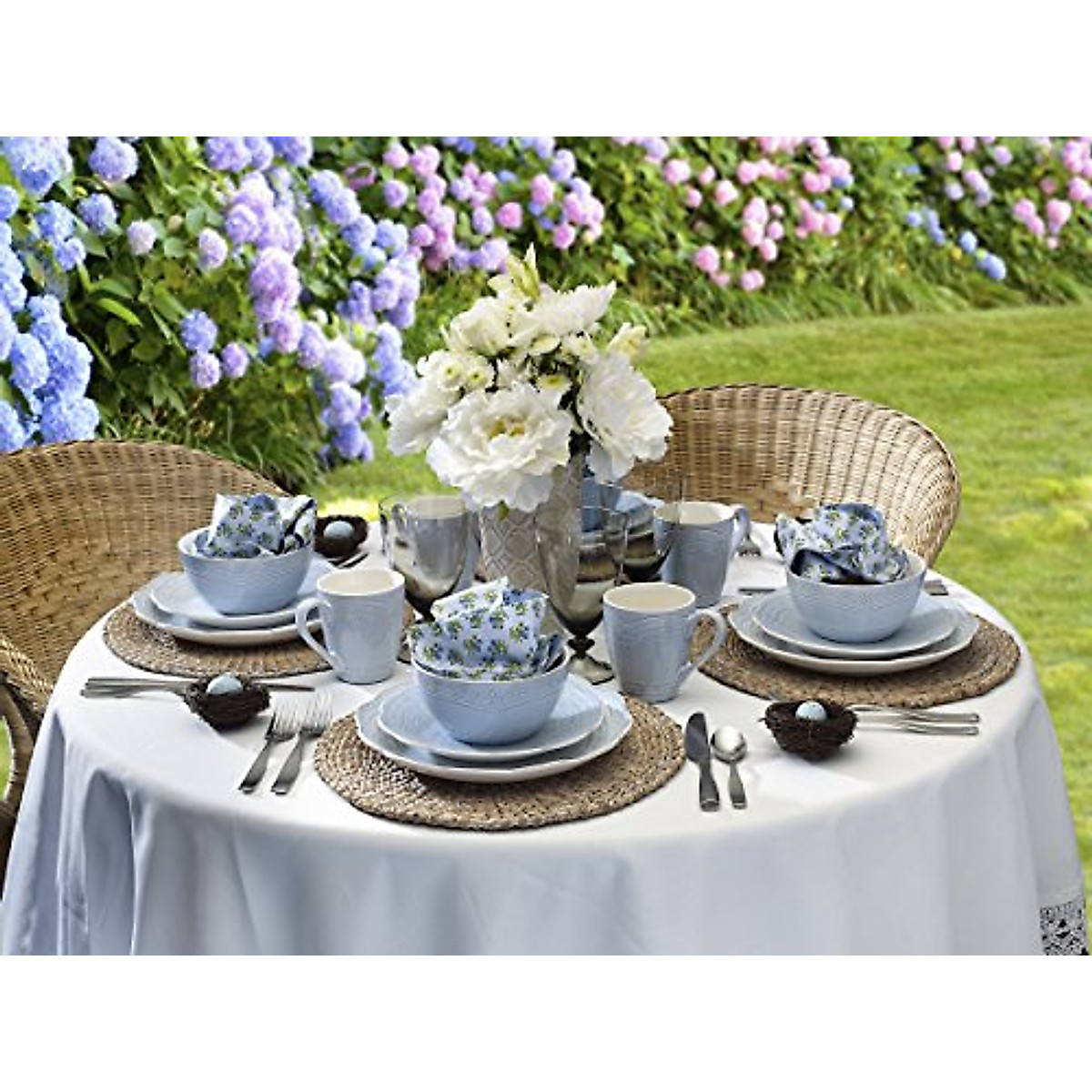 Pfaltzgraff Seraphina 16-Piece Stoneware Dinnerware Set, Service for 4
