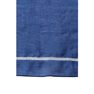 Janasya Indian Women's Off- White Yoke Printed Poly Silk Kurta with Palazzo and Dupatta