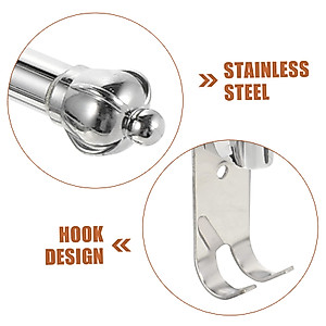 EVANEM Rotating Towel Rail Wall Mounted Hooks Swivel Towel Rack Wall Mounted Clothes Rack Bathroom Towel Hook Towel Rack for Bathroom Coat Hanger Bathroom Swing Arm Towel Bar Towel Rod