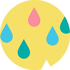 Welly Bandages | Adhesive Flexible Fabric Bravery Badges | Assorted Shapes for Minor Cuts, Scrapes, and Wounds | Colorful and Fun First Aid Tin | Unicorn Patterns - 48 Count