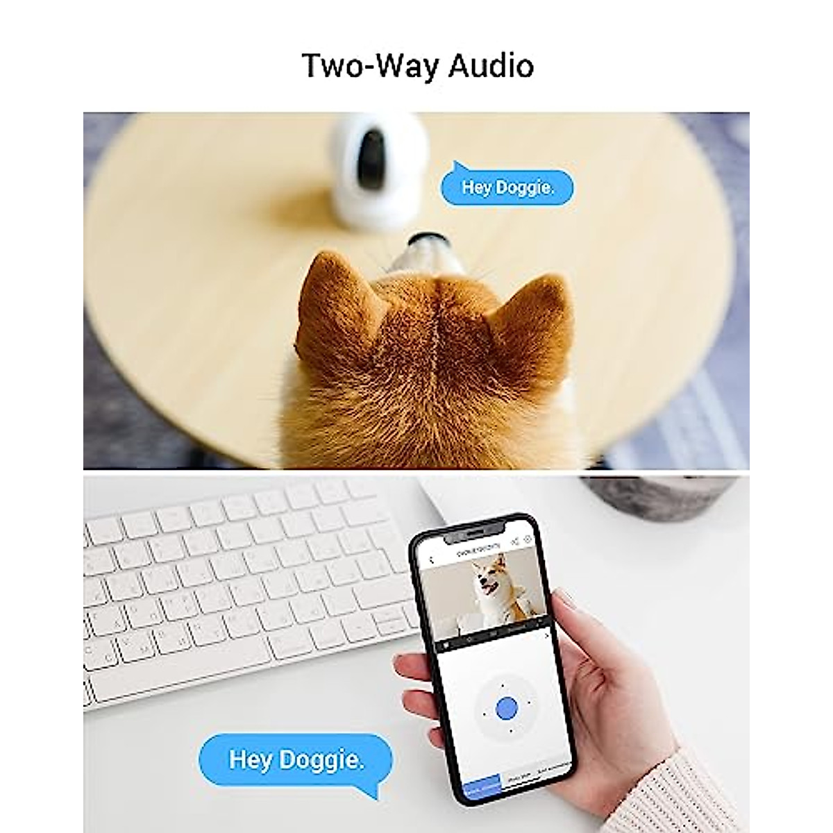EZVIZ 1080P Indoor WiFi Camera, 360° Coverage, Smart Tracking, Human Detection, Two-Way Talk, 33ft Night Vision, Support MicroSD Card | C6CN