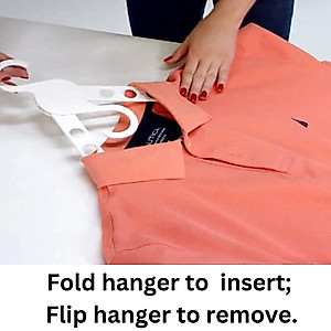 Wing Smart Hanger, Fits Adult & Kid Clothes Sizes, Space Saving & Multi Hanging, 5 Pack White