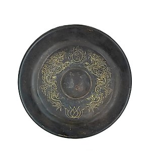 Vietnamese Dragon Gongs - 9" to 32" - Includes Mallet/Hammered Bronze with Dragon Etching/Beautiful Tone When Struck/Sound Healing & Meditation