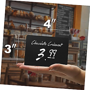 Ciieeo 4pcs Mini Blackboard Easel Wedding Party Chalkboard Double Sided Chalkboard Wedding Display Blackboard Mini Chalkboard Acrylic Blackboard Writing Board Small Blackboard Household