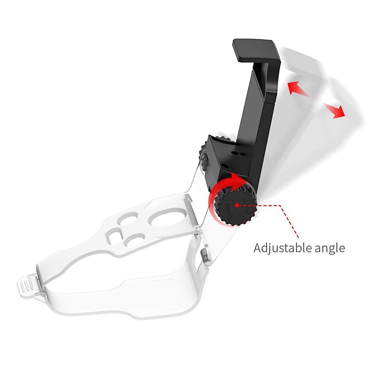 Joso Phone Mount for Xbox Series, Controller Mobile Gaming Clip Holder Clamp for Xbox Series X/S, Xbox One, Xbox One S/X, Support Android/iPhone System with One Cast APP with 2 Thumb Grip Caps