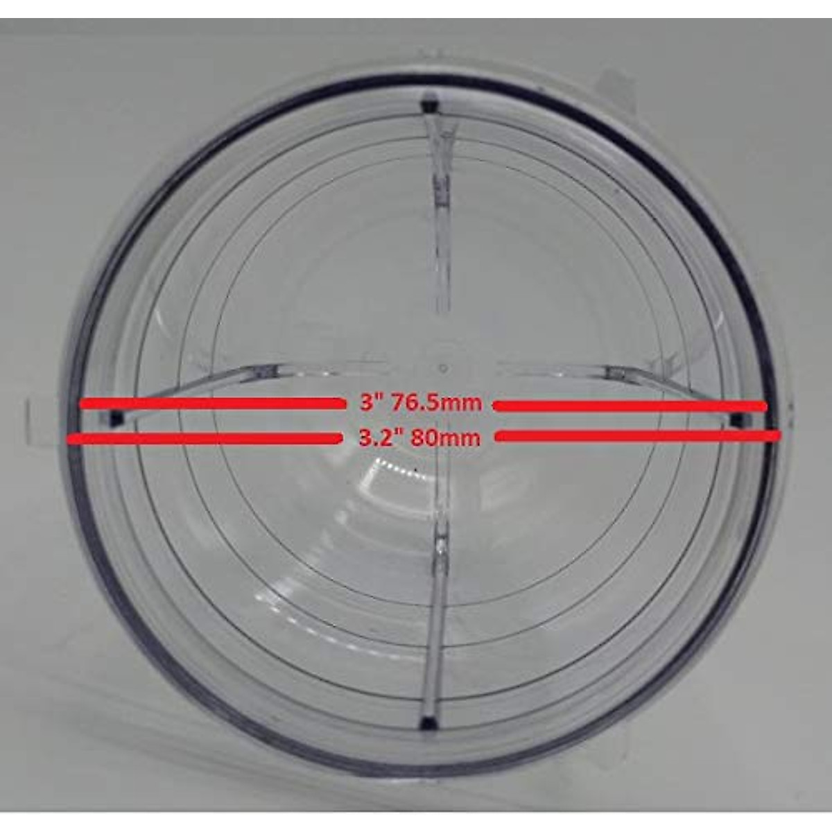 Blendin Replacement Cup with Flip Top To Go Lid - Blender Jar Accessories Compatible with Magic Bullet Blender MB-1001, MB-1001B, MBR-1101, MBR-1701, MBR-1702, MBR-0301-22.5oz Cups (2 Pack)