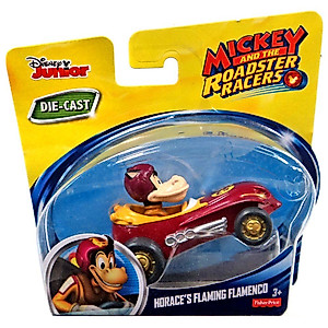 Fisher-Price Disney Junior Mickey and the Roadster Racers Horace's Flaming Flamenco Die-Cast Vehicle