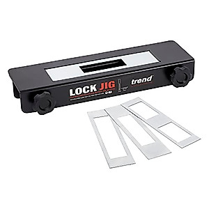 Trend Lock Jig Kit for Routing Face-Plate Recess and Mortise, LOCK/JIG