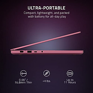 Razer Blade 14 Gaming Laptop: AMD Ryzen 9 6900HX - NVIDIA GeForce RTX 3070 Ti - 14" QHD 165Hz - 16GB DDR5 RAM - 1TB PCIe SSD - Windows 11 - Ultra-Thin - CNC Aluminum - Chroma RGB - Quartz