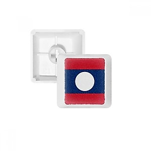 DIYthinker Laos National Flag Asia Country Keycap Mechanical Keyboard PBT Gaming Upgrade Kit