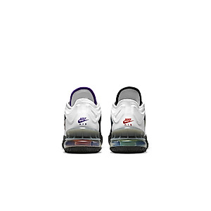 Nike Men's Lebron XVIII Low Greedy White/Black-Iron Grey-Volt (CV7562 100) - 8.5