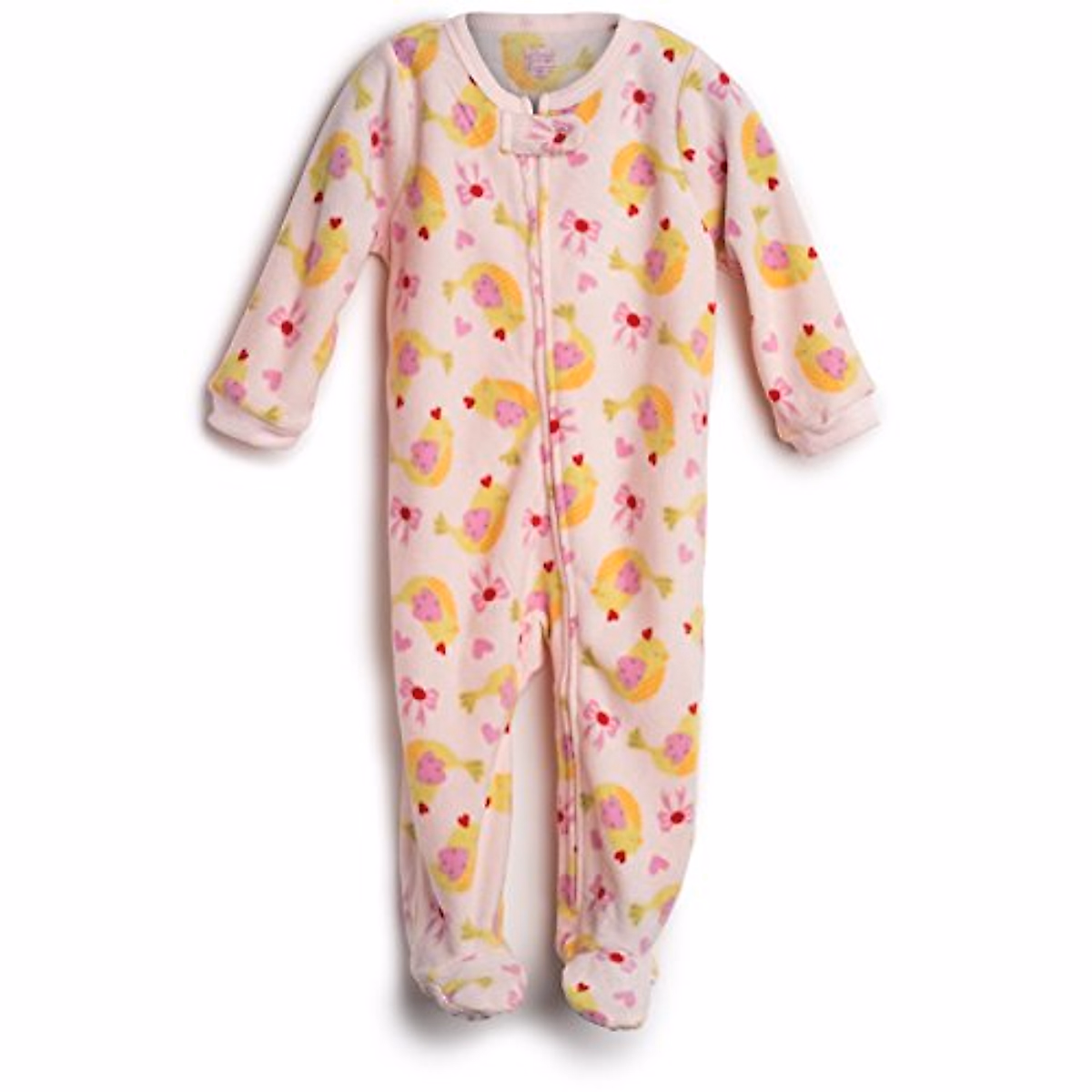 Elowel Baby Girls Footed Birds Pajama Sleeper Fleece 12-18 Months