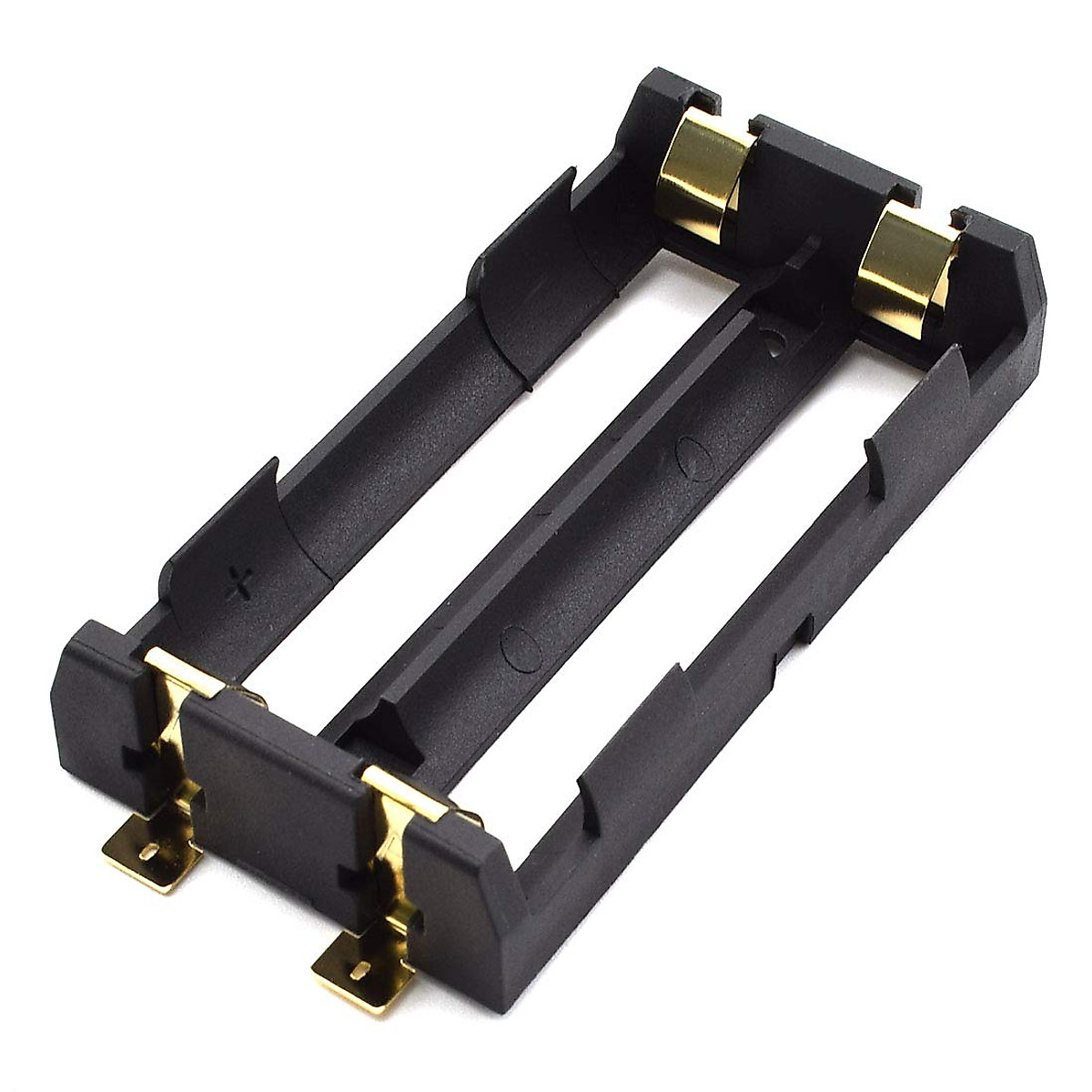 SDTC Tech 3.7V 18650 Battery Holder 2-Slot Parallel or Series PCB SMT Battery Case with Copper Pin Contacts for Soldering DIY Electronic Circuit Project