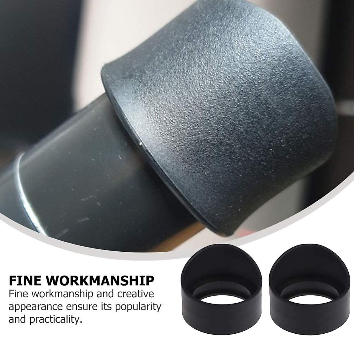 TEHAUX 2 pcs Soft Rubber Eyepiece Eye Shield 33mm Eye Guards Cups Eyepiece Covers for Binocular Microscope
