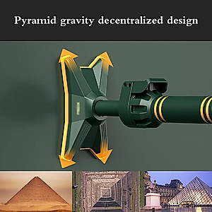 KDFJ Doorway Pull Up Bar, Wall Mount Pull Up Bar, Upper Body Home Gym Equipment, Strength Training Pull-up Bars, Adjustable Width-Black 116-145cm