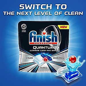 Finish Dishwasher Detergent Gel Liquid, Lemon Scent, 75oz