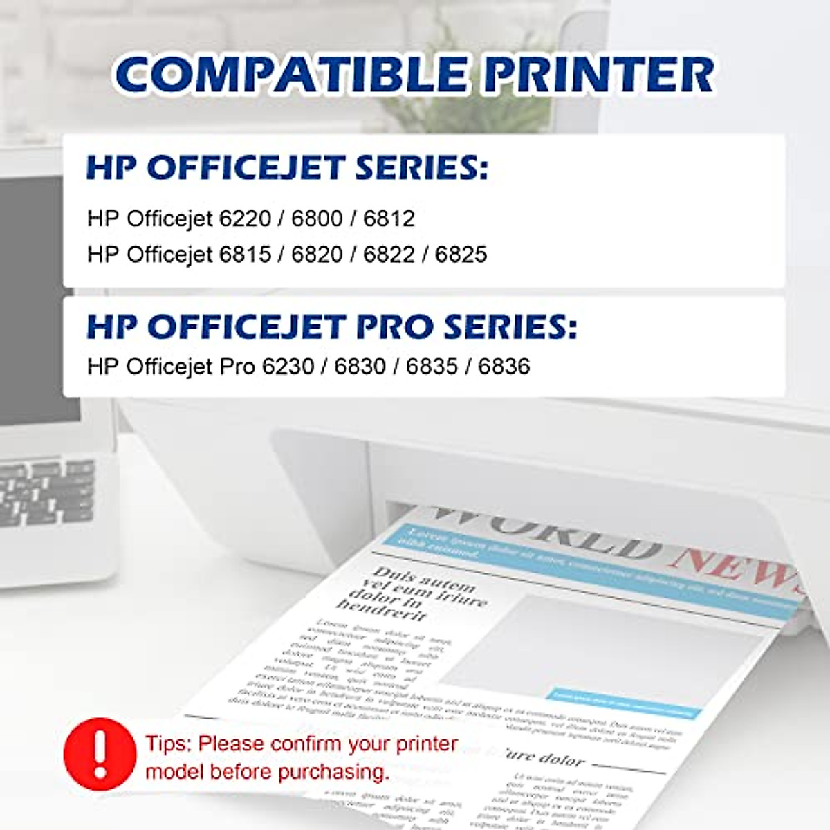 DOUBLE D 934 and 935 Ink Cartridges Compatible Replacement for HP 934XL 935XL for HP Officejet Pro 6830 6230 6815 6835 6812 6820 6220 6810 Printers (3 BK,2C,2M,2Y, 9 Pack)