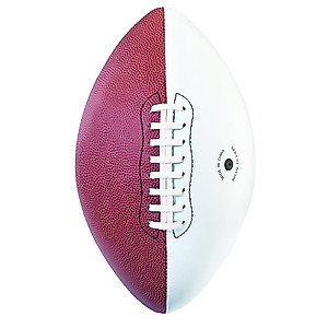 Martin Sports Autograph Football Brown/White, 12" x 5" x 12"