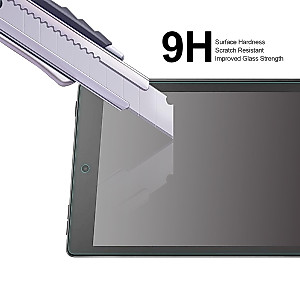 Supershieldz (2 Pack) Designed for Fire HD 8 and Fire HD 8 Kids Edition Tablet (8th and 7th Generation Only, 2018 and 2017 Release) Tempered Glass Screen Protector Anti Scratch, Bubble Free