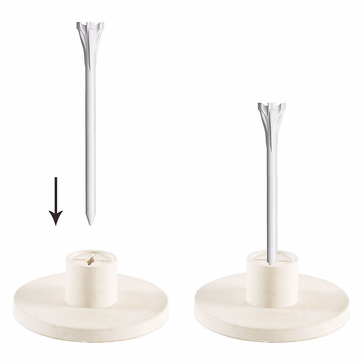 Callaway FT Launch Zone Golf Hitting Mat with Rubber Backing Golf Putting Mat,Green