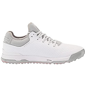 PUMA Men's Proadapt Alphacat Golf Shoe, White/High-Rise, 10.5
