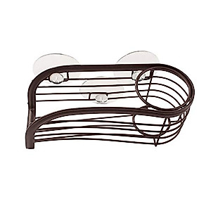 Spectrum Diversified Ashley Sponge & Brush Holder, Bronze