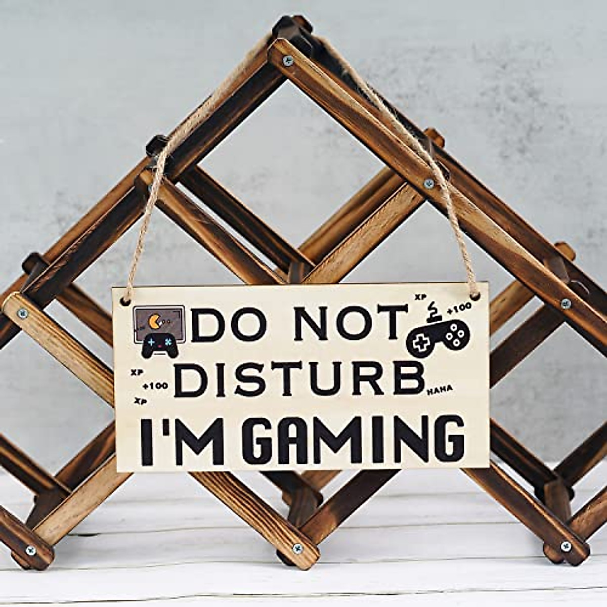 Room Decor For Teen Boys Girls Christmas Gifts For Teenage Teens Gamer Gifts For Boyfriend Birthday Gift Do Not Disturb I'M Gaming Funny Gifts For Men Kids Gaming Under 10 15 Dollars Teen Room Decor Handmade Wood Plaque Sign