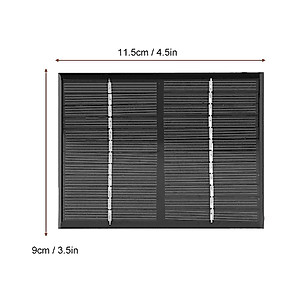 Panel,1.5W 12V Portable Outdoor Waterproof Charger for Emergency Lights, Advertising Lights, Traffic Lights, Home Lights, Electric Fans