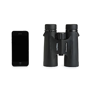 Celestron – Outland X 10x42 Binoculars – Waterproof & Fogproof Binoculars – Full-Size Binoculars for Adults with 10x Magnification – Multi–Coated Optics and BaK–4 Prisms – Protective Rubber Armoring